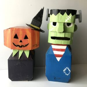 ダンボールでハロウィン仮装グッズを作ろう！ - ダンボール工作の知育玩具（おもちゃ）専門店Moco-ya（モコヤ）